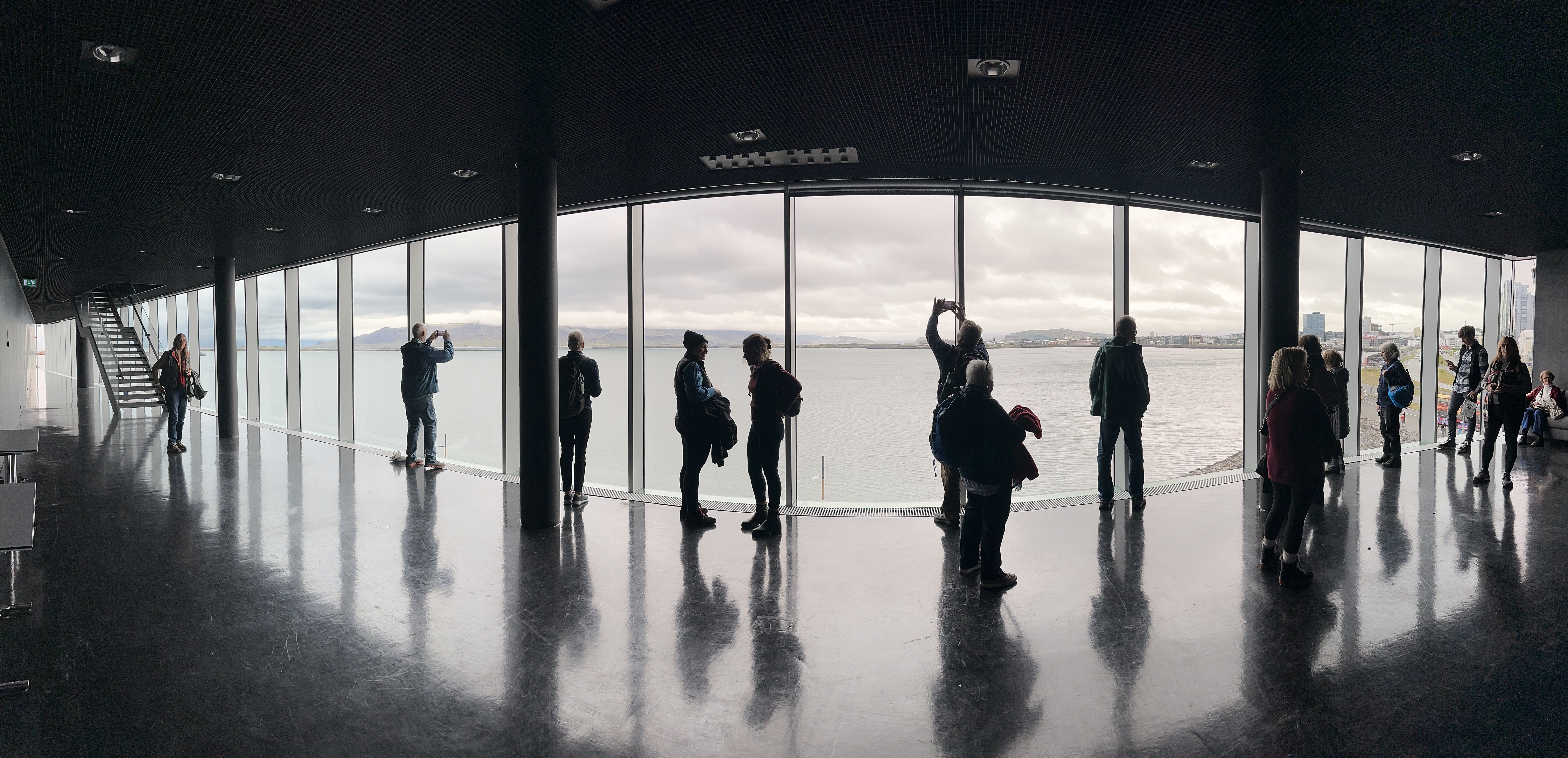 group view from Harpa observation room – Gadsden Arts Center & Museum